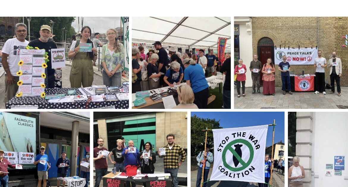 ‘Peace Talks Now’ Day Of Action Report | Stop the War