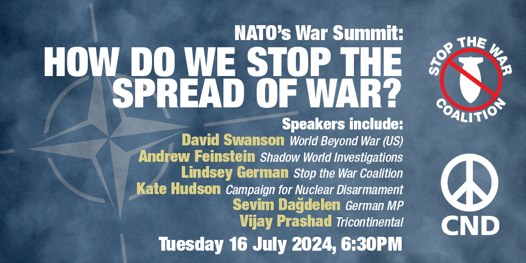 NATO’s War Summit: How Do We Stop the Spread of War? | Stop the War