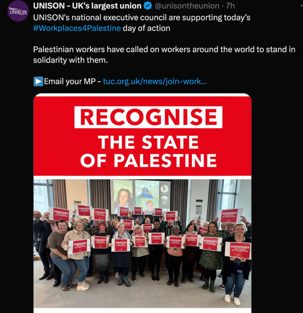 Workers and students across the country take action for Palestine ...